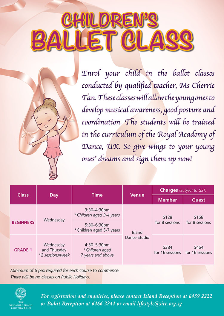 ENRICHMENT PROGRAMMES _CHILDREN’S BALLET CLASS – sicc