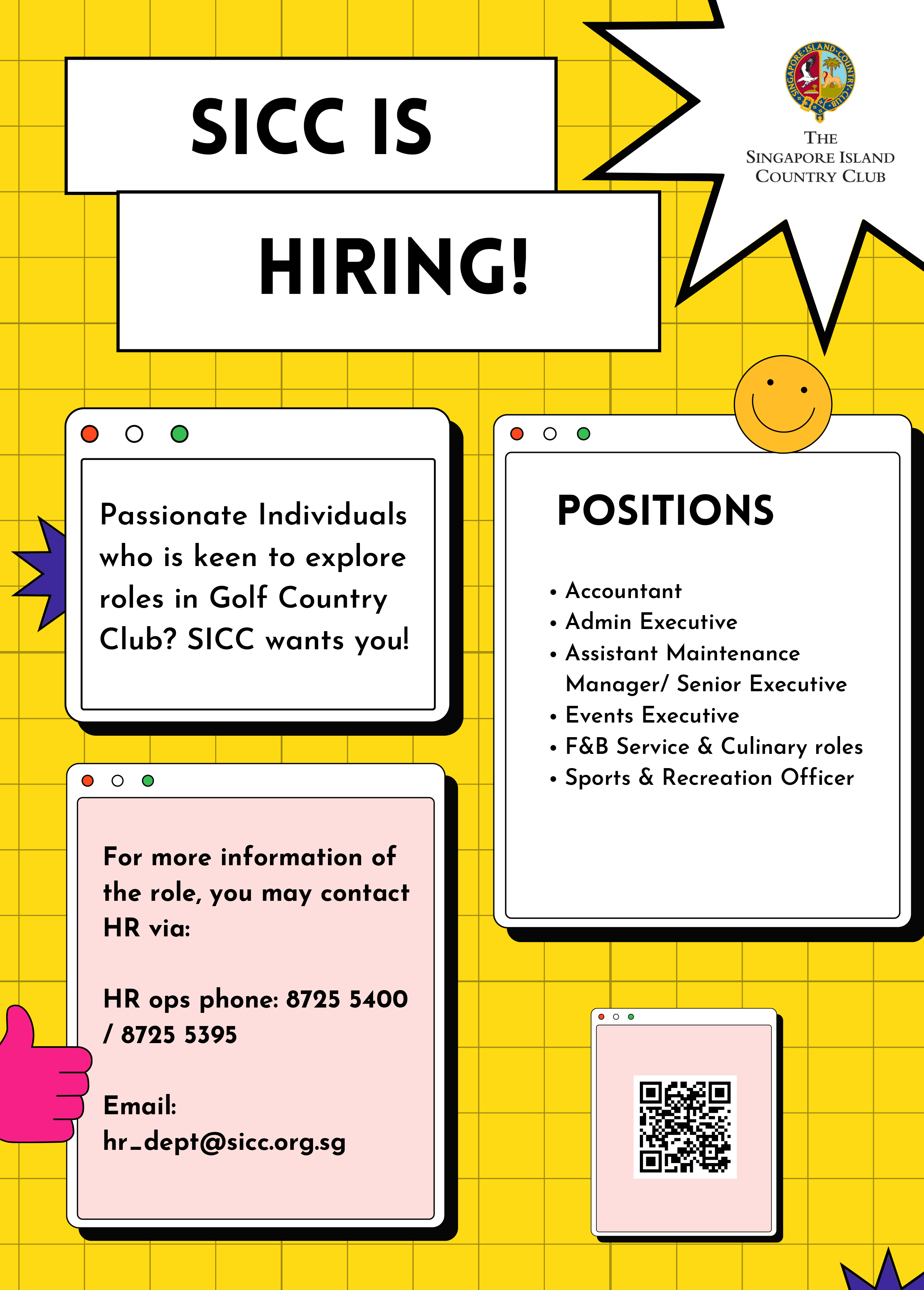 CAREERS@SICC – The Singapore Island Country Club